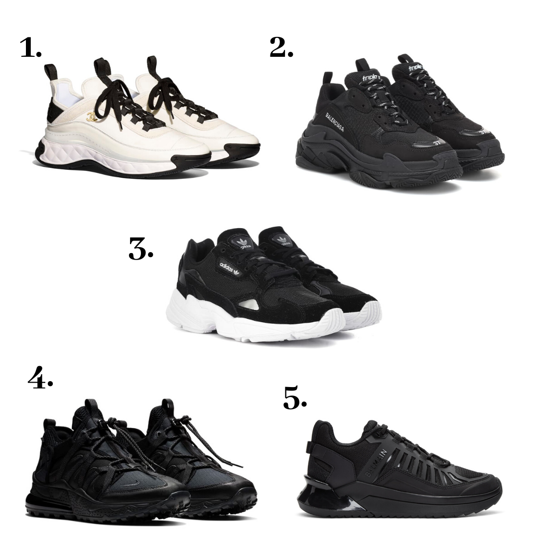 Top 5 Chunky Sneakers - Shopping and Info